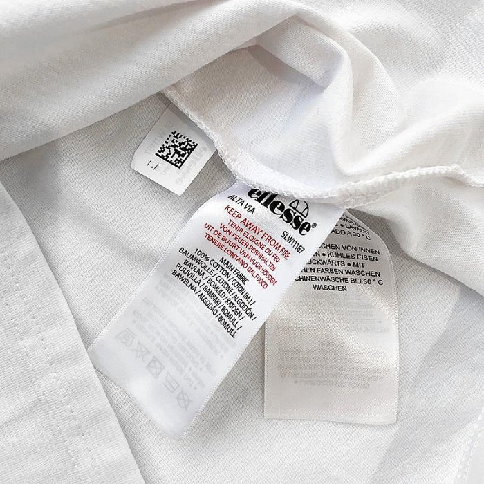 25mart【一元起標】義大利 男 貝殼標印花 修身 圓領 短袖 T恤 白色 2XL | Yahoo拍賣