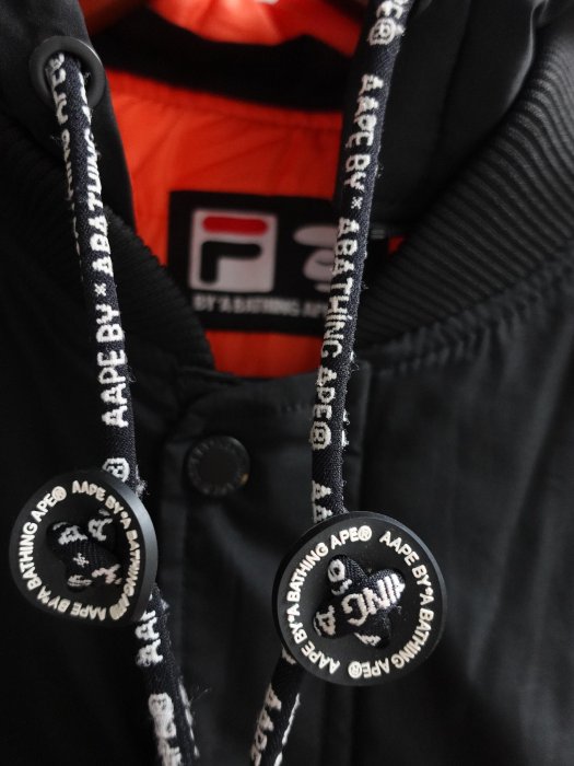 CA 日本品牌 A Bathing Ape 黑色 連帽鋪棉外套 XL號 一元起標無底B04 | Yahoo拍賣