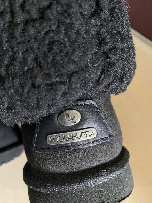 全新正品 閒置 KOOLABURRA by UGG 澳洲頂級羊毛 黑色毛靴 雪靴（UK3） | Yahoo拍賣