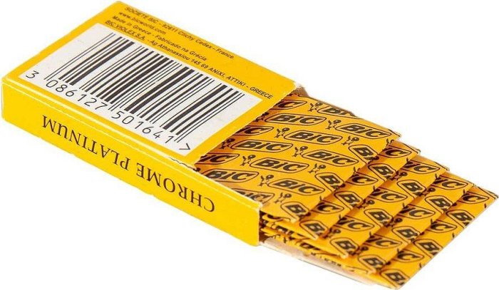 【BIC 比克】Chrome Platinum 雙面安全刮鬍刀片(5入)【5542】 | Yahoo拍賣