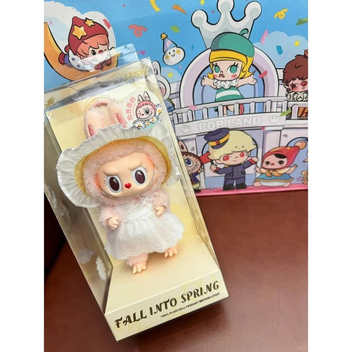 Popmart Labubu MOKOKO V2 春日花花系列—FALL INTO SPRING 搪膠毛絨公仔掛件 | Yahoo拍賣