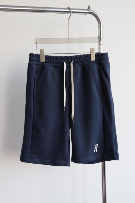 25mart【一元起標】瑞士 男 字母印花 快乾毛圈 抽繩 鬆緊腰 運動休閒 短褲 深藍 S | Yahoo拍賣