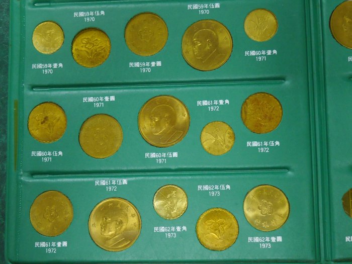 【阿輝の古物】紀念幣/紀念章_中華民國現行硬幣硬輔幣集存簿_#E26 | Yahoo拍賣