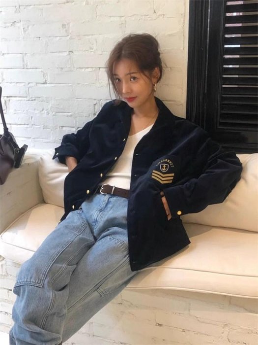 【2025山東12月號】25SS！韓國製THE BARNNET 絲絨復古設計金扣外套 251206 | Yahoo拍賣