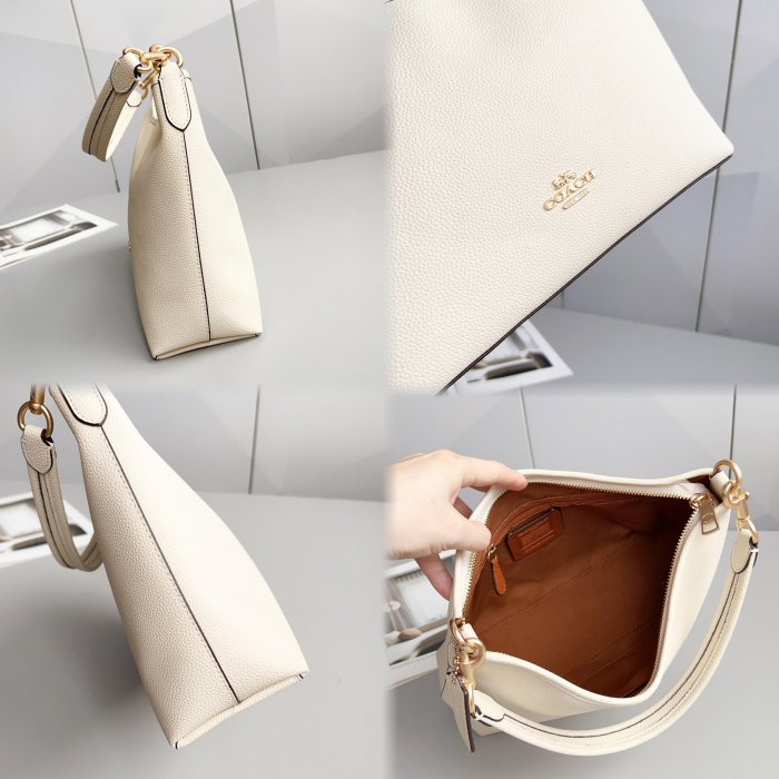 NaNa代購 Coach CR148 CR149 CR150 新款Laurel素面牛皮女士手袋 托特包 流浪包 斜背包 手提包 腋下手提包 附 ...