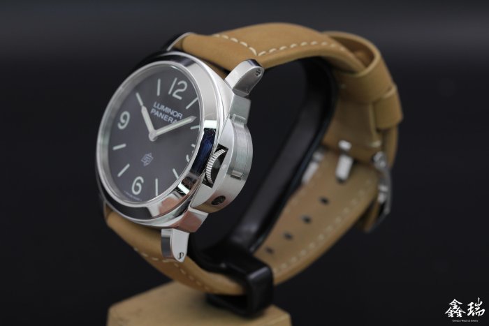 【鑫瑞鐘錶】Panerai 沛納海 Luminor Base Logo PAM01086 PAM1086 不鏽鋼 黑面 44mm 手上鍊 盒單 ...