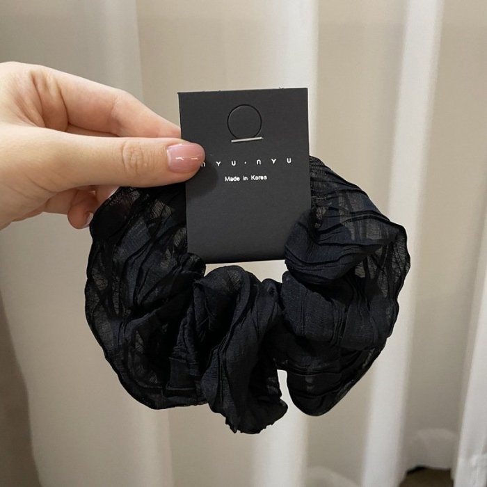 法式新款優雅甜美純色髮束 大腸圈 包子頭 紮馬尾 橡皮筋 丸子頭C031-1126 | Yahoo拍賣