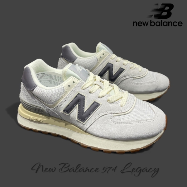 NEW BALANCE 休閒鞋 NB 574 LEGACY 白灰 膠底 厚底鞋 男女 U574LGAN | 慢跑鞋 | Yahoo購物中心