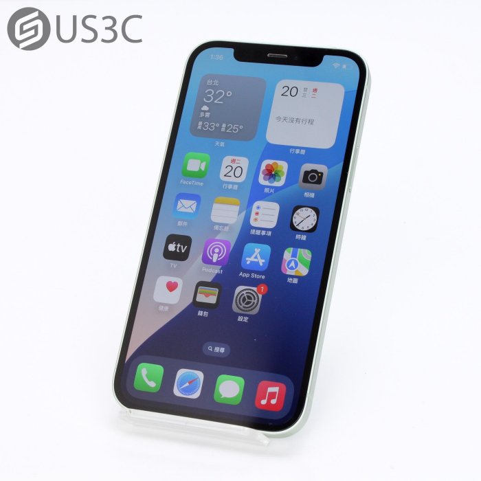 【US3C-台南店】【一元起標】Apple iPhone 12 128G 6.1吋 綠色 5G上網 IP68防水防塵 A14仿生晶片 二手手機 | Yahoo拍賣