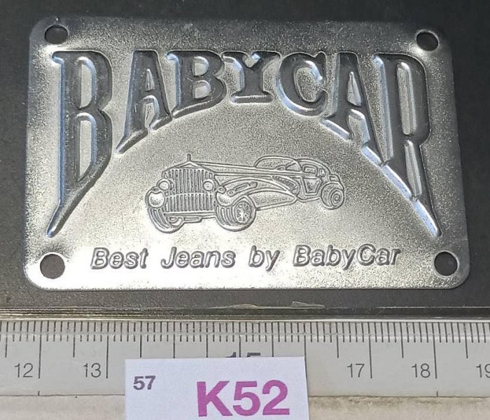 【週日21:00】57~K52~古董老爺車牌子老牌子1個。如圖 | Yahoo拍賣