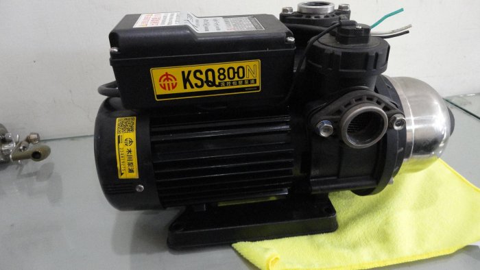 【川大泵浦】木川馬達 KSQ-800N 靜音恆壓不生鏽加壓機 (1HP塑鋼型)，非舊款KQ800N | Yahoo拍賣