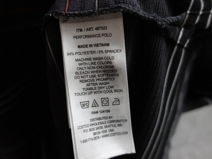 CA 美國品牌 KIRKLAND 深灰條紋 短袖polo衫 XL號 一元起標無底價E564 | Yahoo拍賣