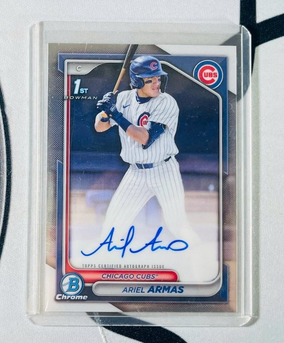 2024 1st Bowman Ariel Armas 卡面簽 | Yahoo拍賣