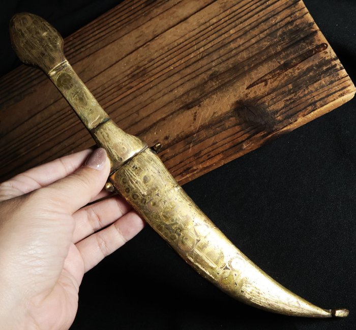 【桑園の】老古董 中古世紀 土耳其 中東 老銅刀 收藏品 (委託品) T 11187 A01 | Yahoo拍賣