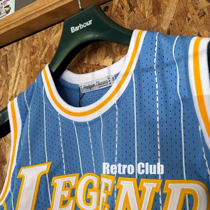 Retro CLUB【一元起標】【全新】Headgear Classics LEGEND MAMBA 天空藍 條紋球衣 L25628 | Yahoo拍賣