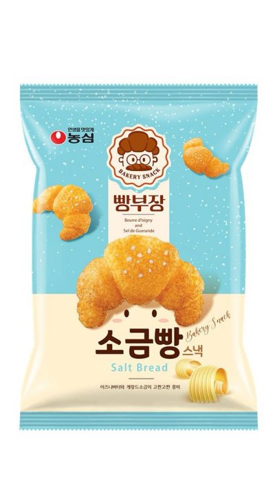 韓國 Nongshim 農心 鹽味奶油牛角麵包餅乾 55g | Yahoo拍賣