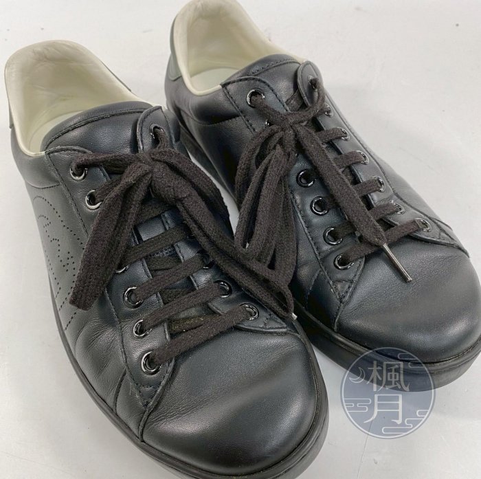 【一元起標 06/16】*GUCCI 黑 皮 板鞋#6 | Yahoo拍賣