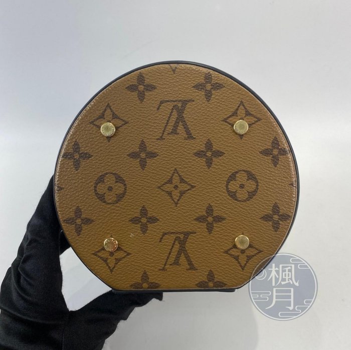 LOUIS VUITTON M43986 晶片款 原花 雙色 CANNES 圓筒包 LV | Yahoo拍賣