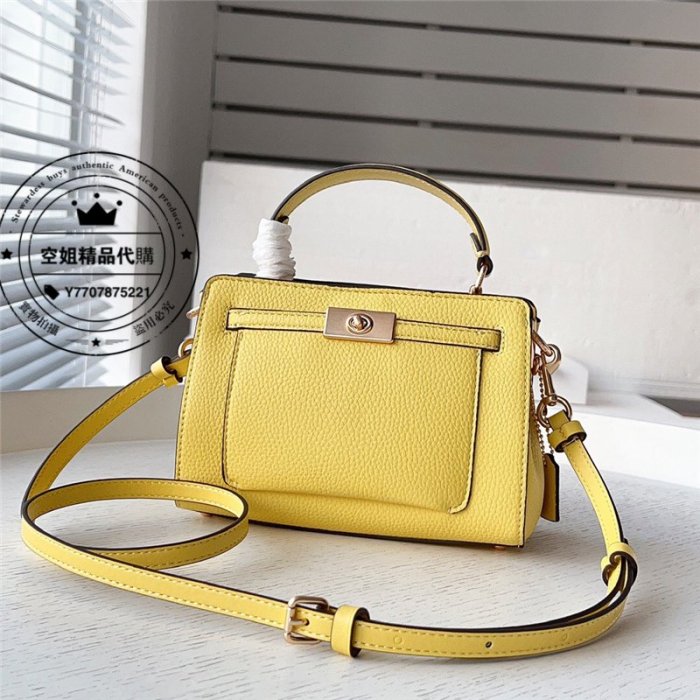 空姐代購 COACH 8320 Lane MINI 蔻馳新款 迷你防刮 手提女包 單肩斜挎 側背小包 小號殺手包 附購證 | Yahoo拍賣