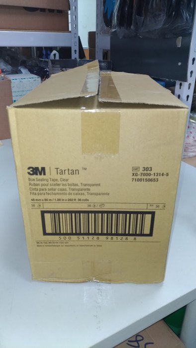 3M 303 封箱膠帶 - 膠帶 單面膠帶 透明 封箱 - 36捲/箱 含稅價 | Yahoo拍賣