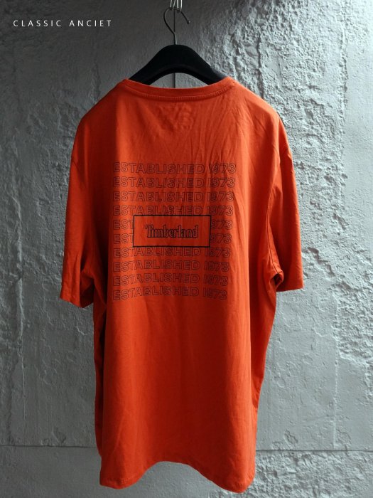 CA 美國戶外品牌 Timberland 橘色 純棉 休閒短t 3XL號一元起標無底價E132 | Yahoo拍賣