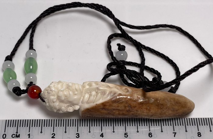 【週一21:00】59~BC27~鹿角名玉雕件項鍊(委託品不保真) | Yahoo拍賣