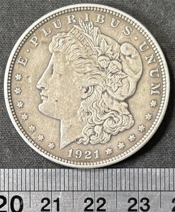 【週日21:00】59~B134~1921年美國摩根1元 保真如圖 | Yahoo拍賣