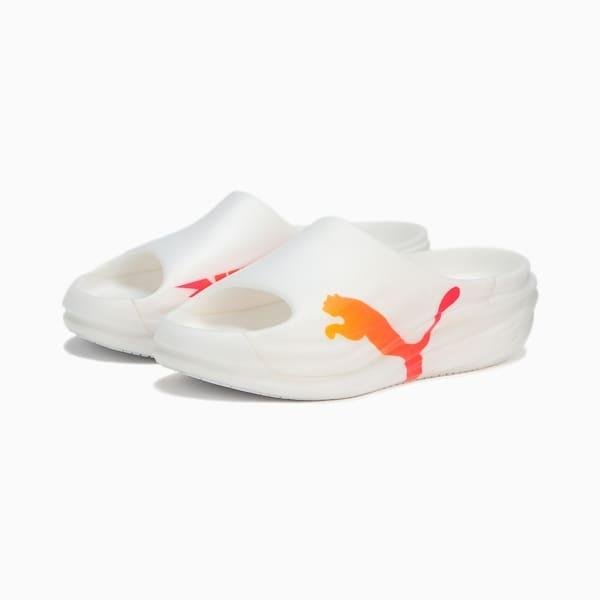 南🔥2024 7月 PUMA Unwind NITRO Cat 運動拖鞋 男女款 黃粉 37989510 白 08 氮氣科技 | Yahoo拍賣