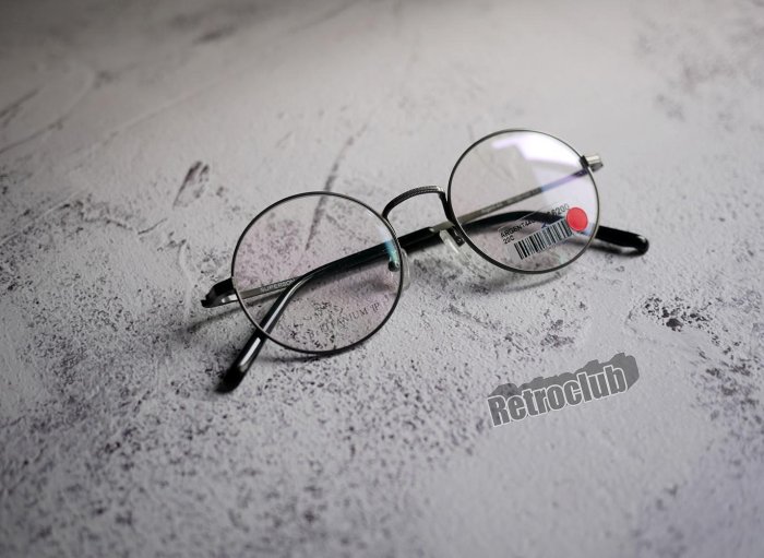 Retro CLUB【一元起標】【全新】BIS IN DEI SUPERSON 膠囊眼鏡 黑色 鈦細圓框 復古光學眼鏡 F25441 | Yahoo拍賣