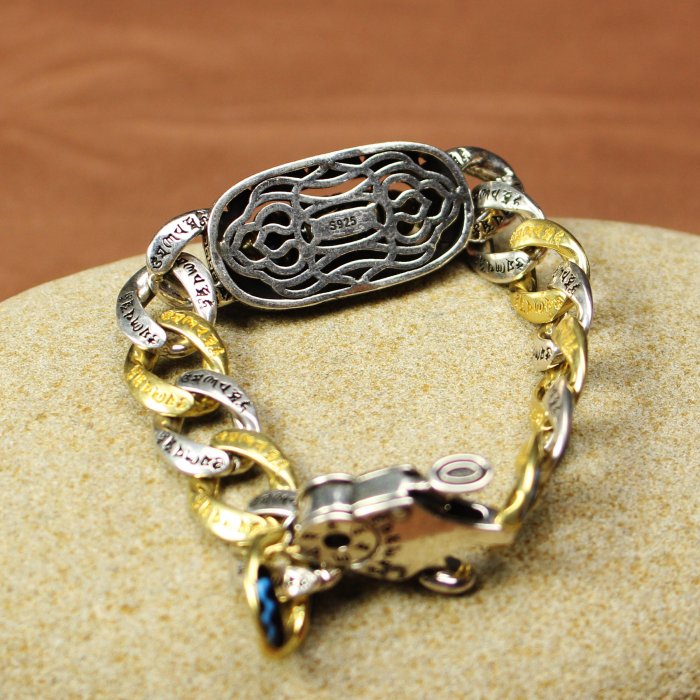 【桑園の】藏傳密宗 六字真言 轉運輪 925 上彩手鍊 (委託品) Q 7017 A01 | Yahoo拍賣