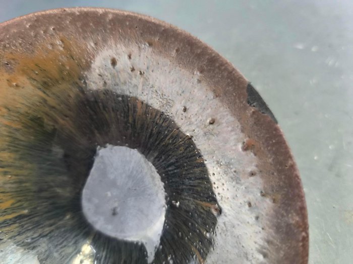 @@ 石趣齋文物 @@宋代建窯柿釉青藍毫撇口盞-K09(近全品，低價起拍附贈品) | Yahoo拍賣