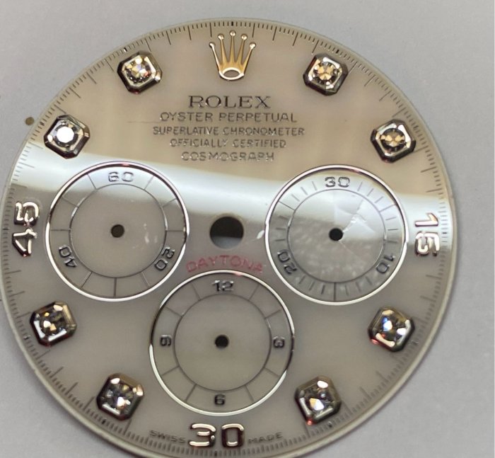 Rolex 16519 Daytona 原裝貝母十鑽面盤116520.116500.116506.16518.16528 | Yahoo拍賣