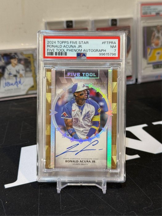 2024 TOPPS FIVE STAR RONALD ACUNA JR FIVE TOOL PHENOM 稀有卡面簽 限量25張 | Yahoo拍賣