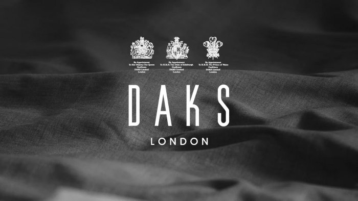 Furugi Shop 英國百年老牌 DAKS 土黃 金色LOGO刺繡 短袖格紋襯衫 一元起標 1G676 | Yahoo拍賣