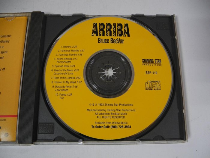 MWM 【二手CD】Arriba│Bruce Becvar 讀取面有輕微霉斑及刮痕 無ifpi_一元起標無底價 | Yahoo拍賣