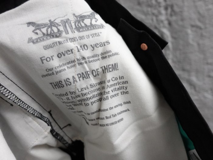 CA 美國品牌 LEVI'S 黑色 合身版 卡其長褲 36腰 一元起標無底價E357 | Yahoo拍賣