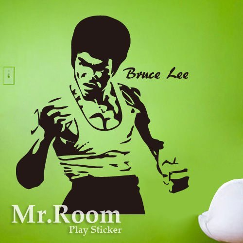 Mr.Room 空間先生創意 壁貼 李小龍 (HM044) 行李箱 設計師訂製款 車貼 公仔 卡典西德 割字 | Yahoo拍賣