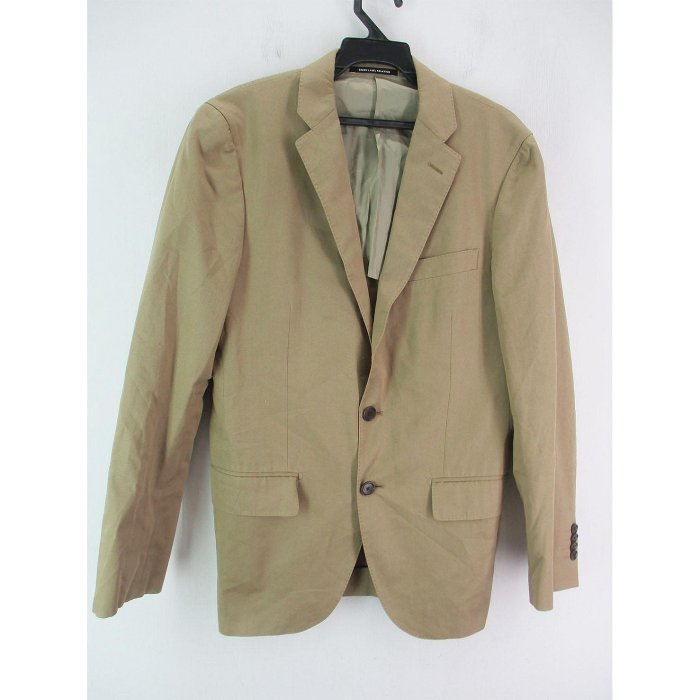 男 ~【UNITED ARROWS】卡其色西裝外套 44號(6B14)~99元起標~ | Yahoo拍賣