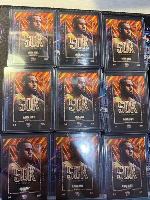 詹皇James 50K career points topps now 卡！ | Yahoo拍賣