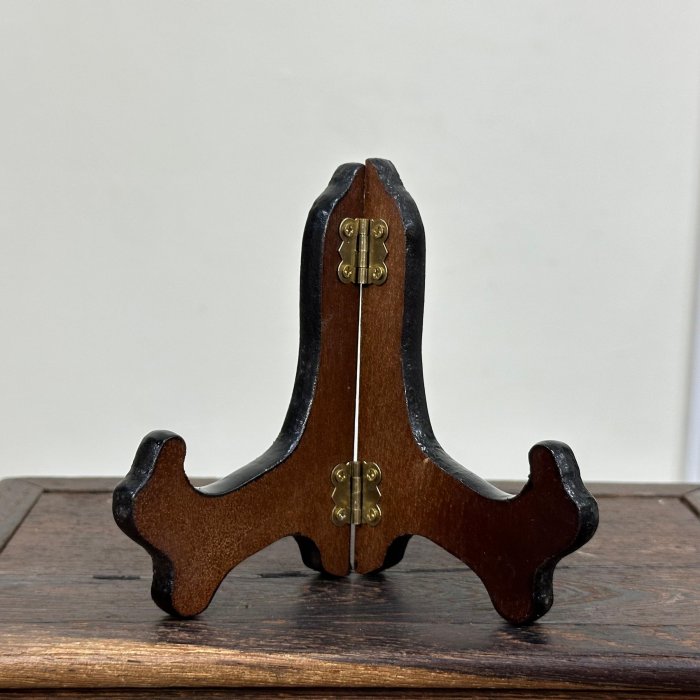 【居寶屋】精選木質 5吋 三角架 藝品底座 陳列展示架 盤子架 托架支架 木架Y字架 裝飾擺件 一件一標 B218 | Yahoo拍賣