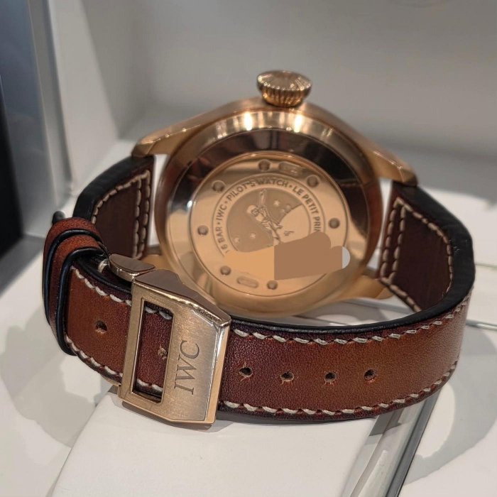 IWC 萬國 IW500909 大型飛行員系列 小王子特別版 藍色面盤 日期窗 動能顯示 自動上鍊機械表 46.2mm | Yahoo拍賣