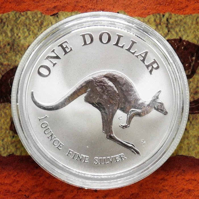 【周日結標】(J112-31)=1993年 澳洲 首版袋鼠1 OZ銀幣=套裝附證 =保真 | Yahoo拍賣