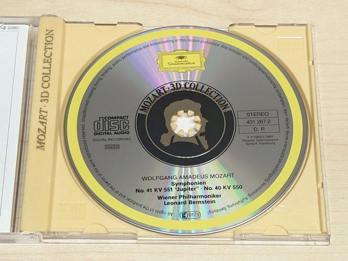 【駱克二手古典CD】MOZART 3D COLLECTION 25CD 德銀圈版 CD3&5&7&16&19為PDO 專輯頁黃斑&壓痕 紙盒內裡黃斑 無IFPI | Yahoo拍賣