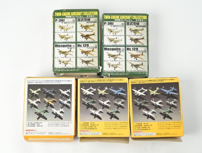 《玖隆蕭松和 挖寶網S》BANDAI / F-toys 1：144 飛機模型 盒裝 共 5入 (14470) | Yahoo拍賣