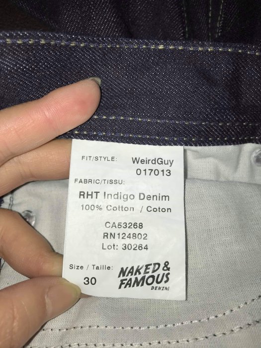 NAKED&FAMOUS 牛仔褲(A29) | Yahoo拍賣