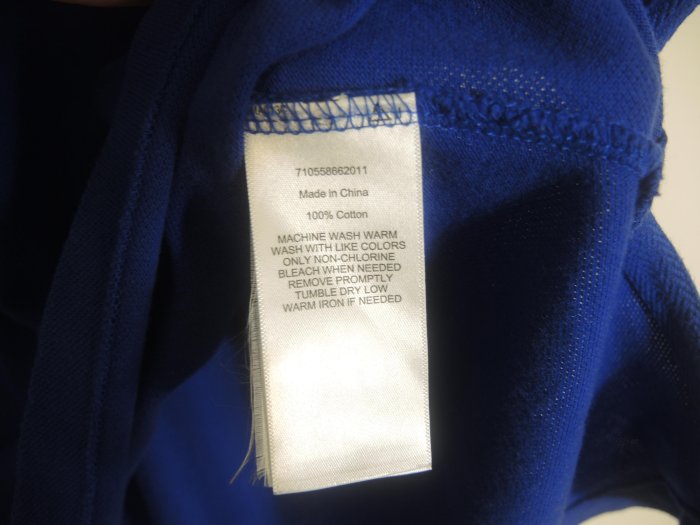 Furugi Shop 美國馬球 POLO Ralph Lauren 藍色 賽馬 彩馬刺繡 短袖POLO衫 一元起標 1G703 | Yahoo拍賣