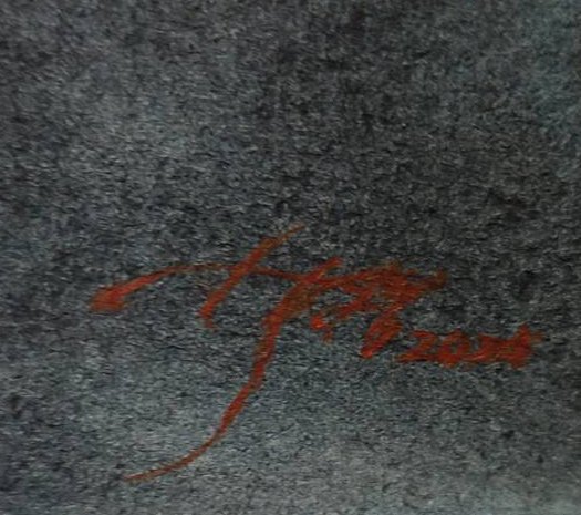 鳳崗文創---{繪畫352}------陳芳怡----燈火闌珊-----畫心尺寸約：29*41cm | Yahoo拍賣