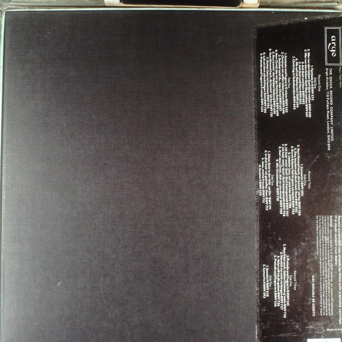 【張大韜黑膠】英版古典盒裝3LP-Argo/ZRG 771-772/巴哈:管風琴作品集第1集/賀福德,管風琴 | Yahoo拍賣