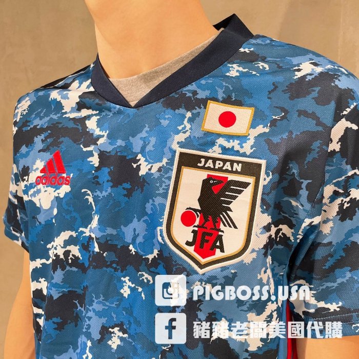 【豬豬老闆】ADIDAS 短袖 球衣 日本 休閒 運動 足球 男款 客場/白ED7352 主場/藍ED7350 | Yahoo拍賣