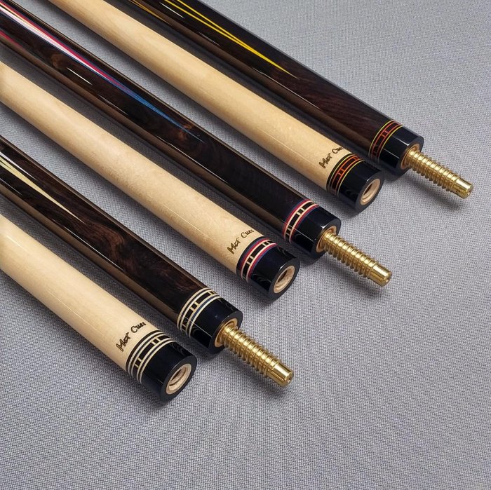 全揚撞球 Mit cues【MC-黑檀6插角系列打桿】(MC3-003、MC2-10、MC23-601)-11牙-手工撞球桿-撞球桿 ...